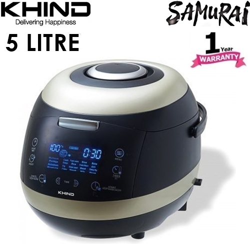 KHIND MULTI COOKER BLACK 5 LITRE MC50D | Shopee Malaysia