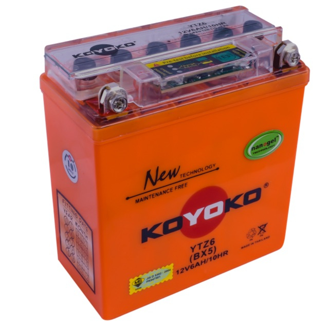 (WARRANTY 1 YEAR) KOYOKO Motorcycle Battery Bateri Y15 LC135 SRL EGO ...