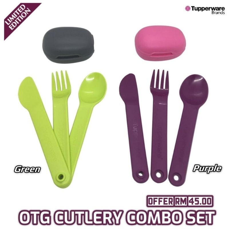 Combo OTG Cutlery Set Tupperware | Shopee Malaysia