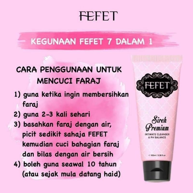 FEFET SIREH PREMIUM ORIGINAL HQ | Shopee Malaysia