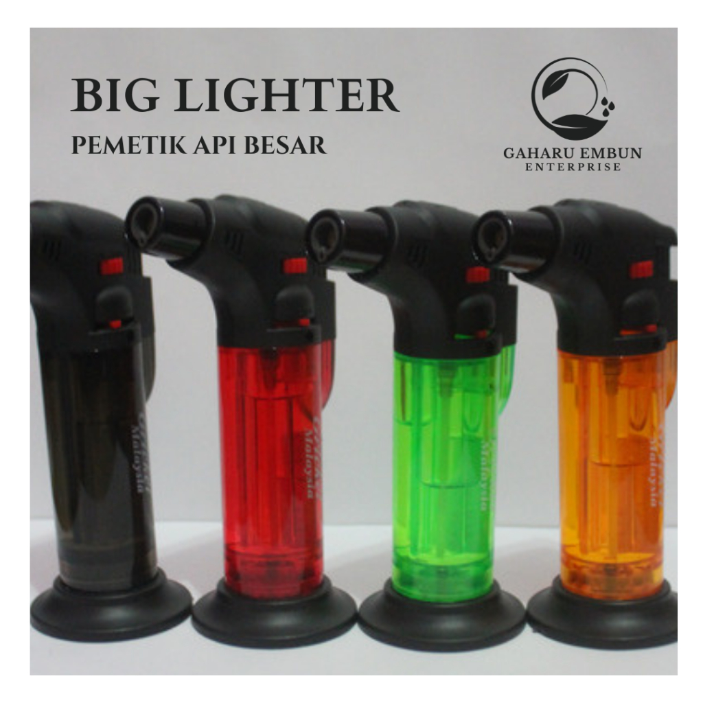 GAHARU EMBUN Pemetik Api Besar Bukhoor (Big Lighter Bukhoor) | Shopee ...