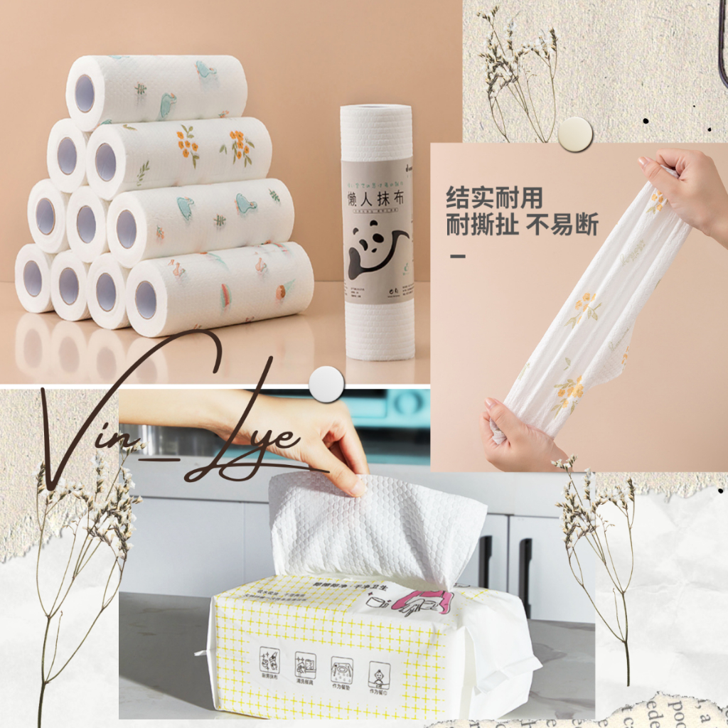 Kitchen tissue reusable One time cloth reusable Paper towel washable ...