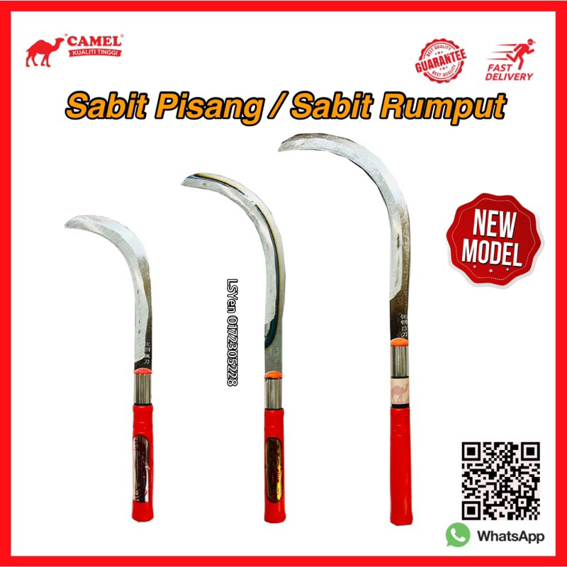 Sabit Pisang / Sabit Rumput / sabit pisang heavy duty / New Model ...