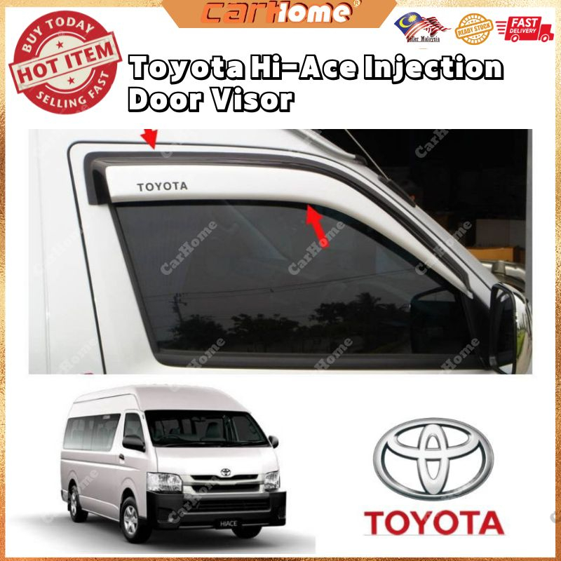 Toyota Hiace Injection Door Visor Air Press window Sun Visor 2004-2022 ...