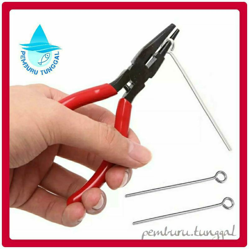 Lopping wire plier, plier buat bulat atau loop Spinner bait, gewang dan ...
