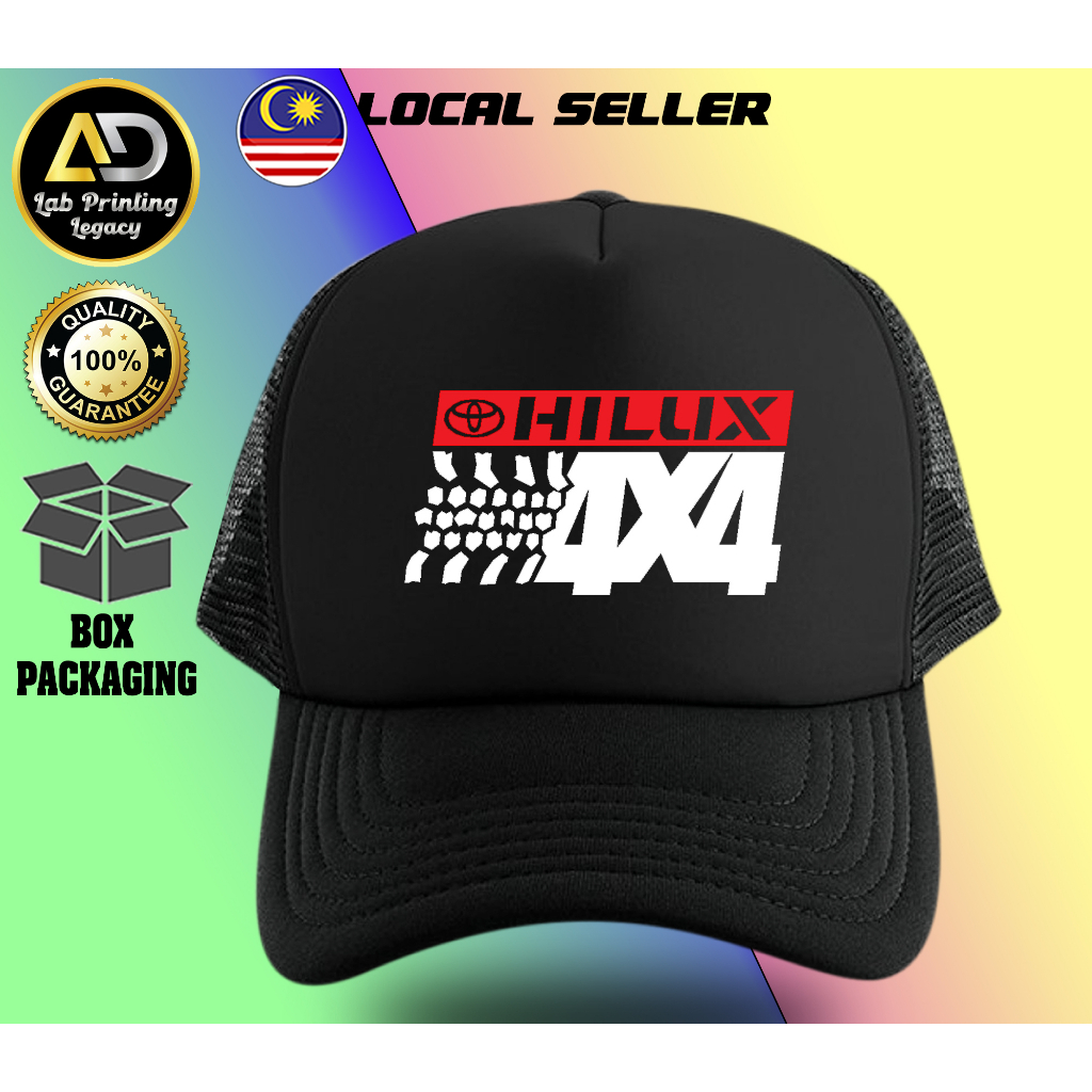 TOYOTA HILUX 4X4 Baseball Trucker Cap Cool Mesh Unisex New | Shopee ...