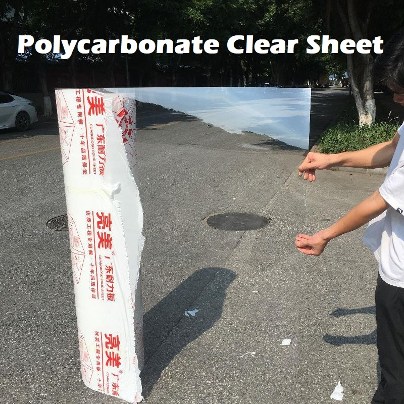 ATAP CERAH LUTSINAR RATA 1mm/2mm POLYCARBONATE / PC FLAT TRANSPARENT ...