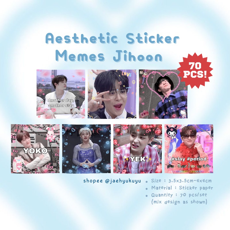 (P3) TREASURE Happy Mail Sticker Aesthetic Memes Cute Stickers Set Deco ...