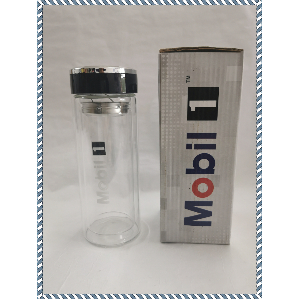 Mobil 1 Gift Pack Glass Tumbler | Shopee Malaysia