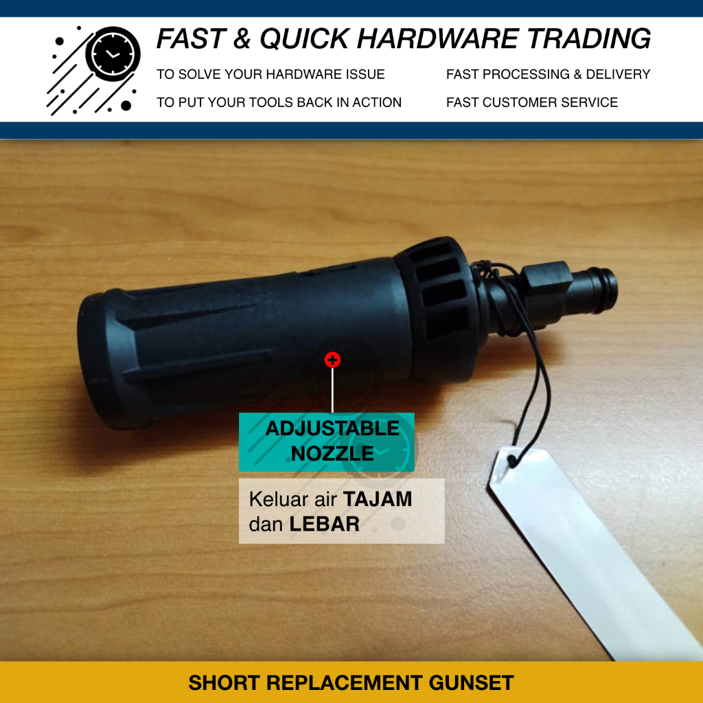 [FNQ] OEM 160MPA SHORT TRIGGER GUN SPRAY NOZZLE SET JETMASTER JM6.101 ...