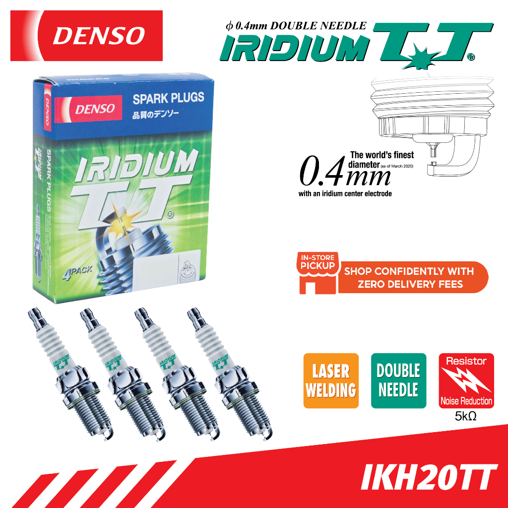 DENSO Iridium TT IKH20TT Spark Plug - 267700-8470 | Shopee Malaysia