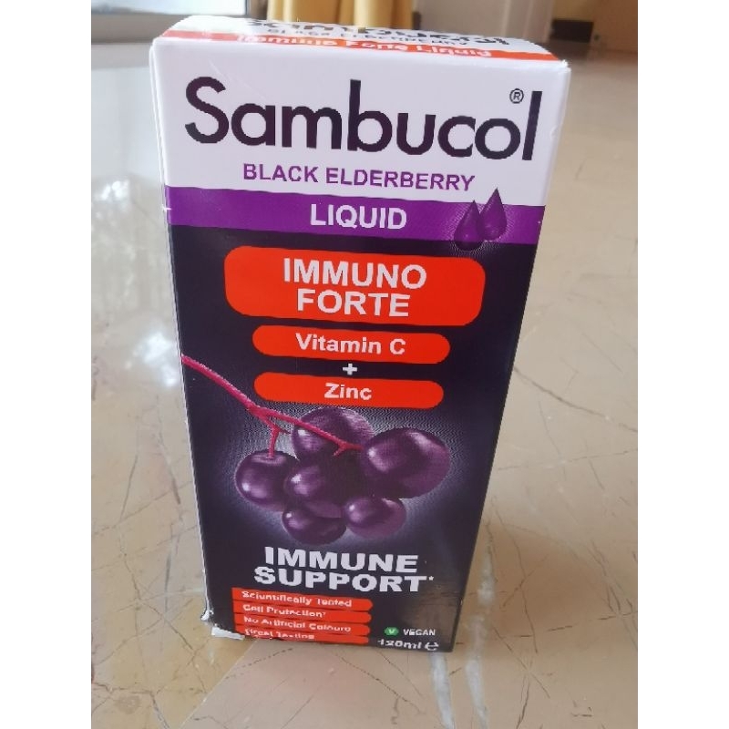 NEW Sambucol Black Elderberry Immuno Forte Syrup 120ml | Shopee Malaysia