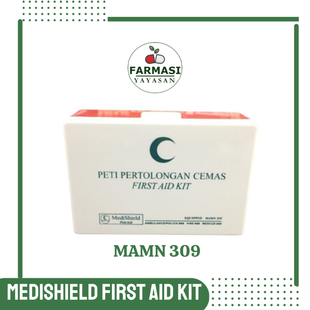 MEDISHIELD MINI FIRST AID KIT (MAMN 309) EQUIPPED | Shopee Malaysia