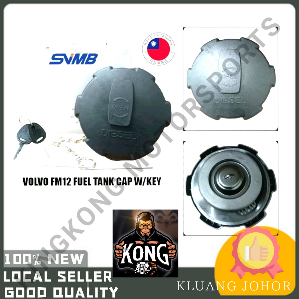 VOLVO FM11 FM12 FH12 MERCEDES ACTROS DIESEL FUEL TANK CAP WITH KEY ...