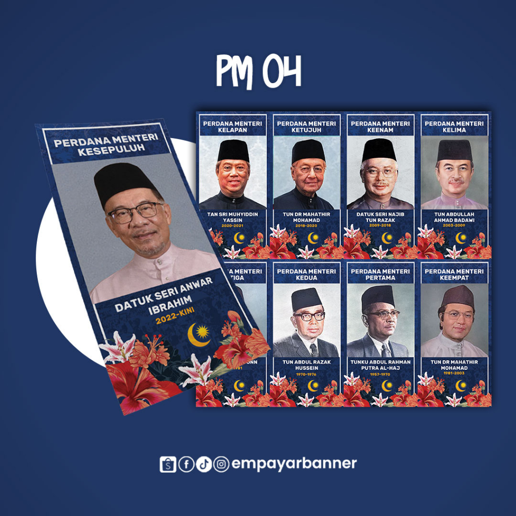 Banner Loose PERDANA MENTERI MALAYSIA Kenali Sejarah Kepimpinan Negara ...