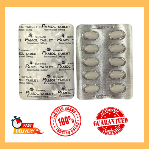 SUNWARD PAMOL TABLET PARACETAMOL 500mg | Shopee Malaysia