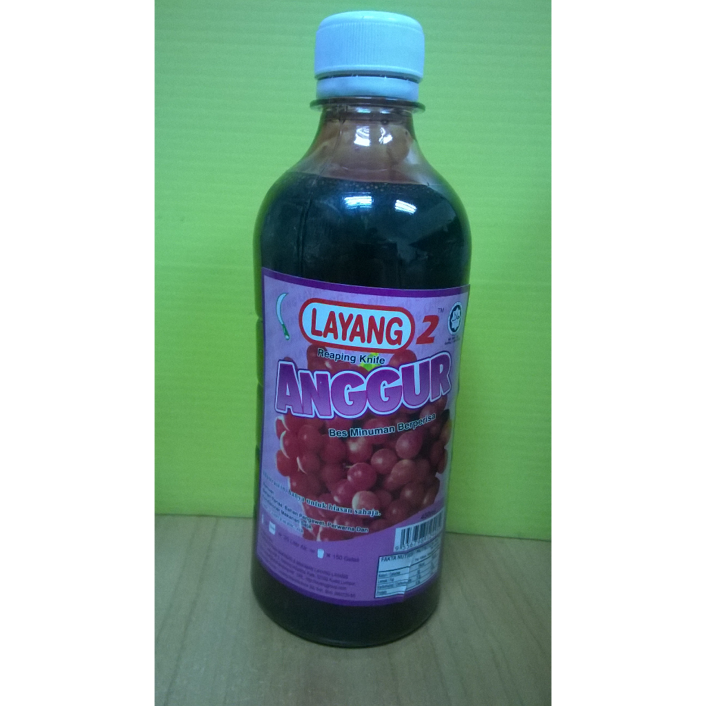 LAYANG2 Bes Minuman Perisa Anggur - 450ml x 6 botol | Shopee Malaysia