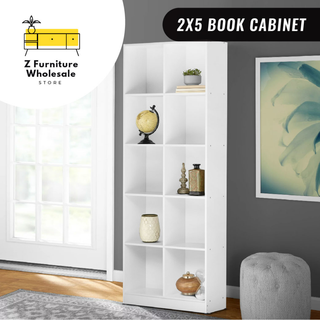 Ready Stock - 10 Cubes Book Shelf / Filing Cabinet / Divider / 6ft Book ...