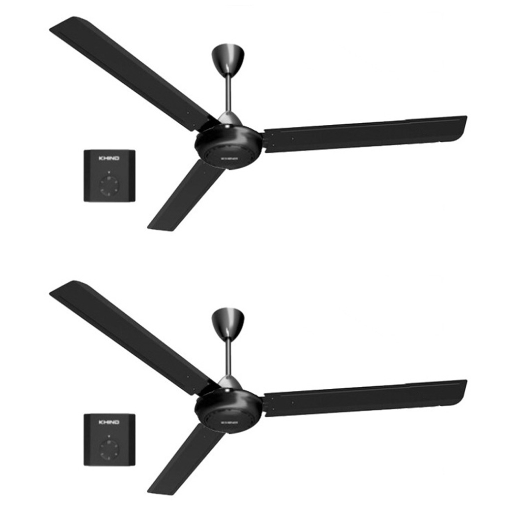 Khind / Milux Kipas Siling Ceiling Fan - Black/White (60"/2 Set) CF615B ...