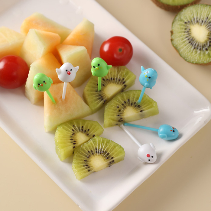 6pcs Chicks Fruit Fork (Ready Stock) | Shopee Malaysia