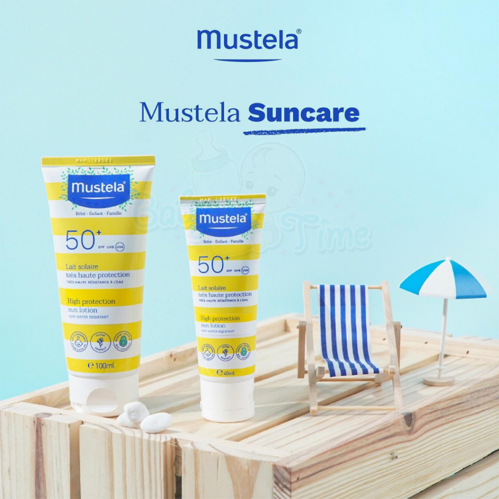Mustela Very High Protection Sun Lotion - SPF 50+ [40ml/100ml] | Shopee ...