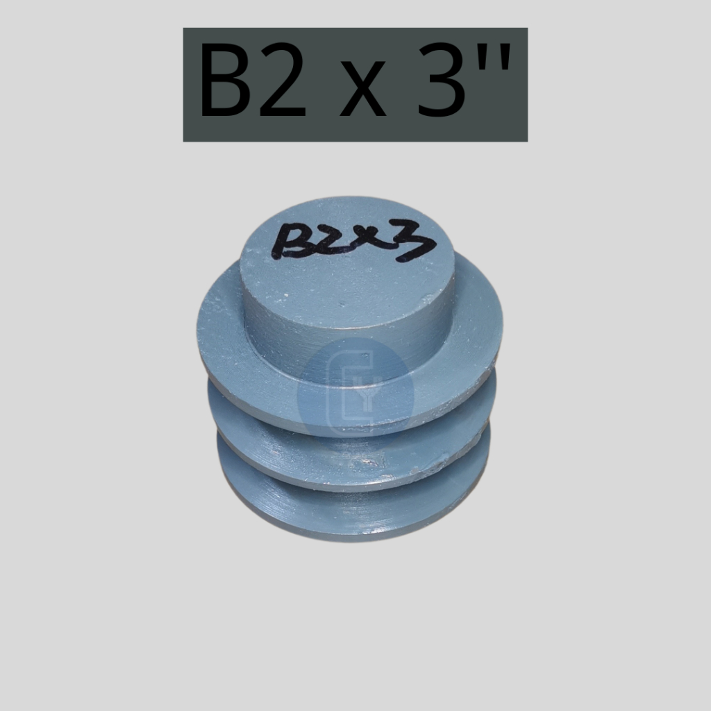Pulley B2 x 3'' Local Pulley Cast Iron Pulley Made In Malaysia High ...