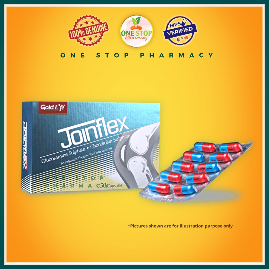 GOLD LIFE JOINFLEX GLUCOSAMINE SULPHATE+CHONDROITIN SULPHATE(50'S/50'S*3)Osteoarthritis/REDUCE ...