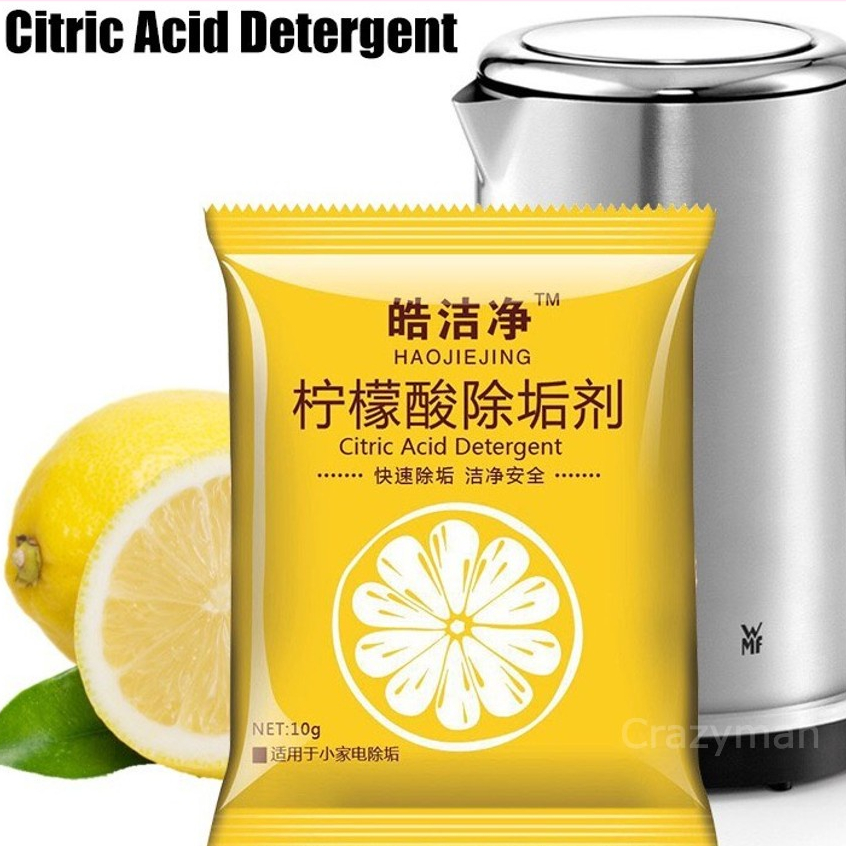 1pack/10g convenience Pack Non Toxic Citric Acid Detergent Inner ...