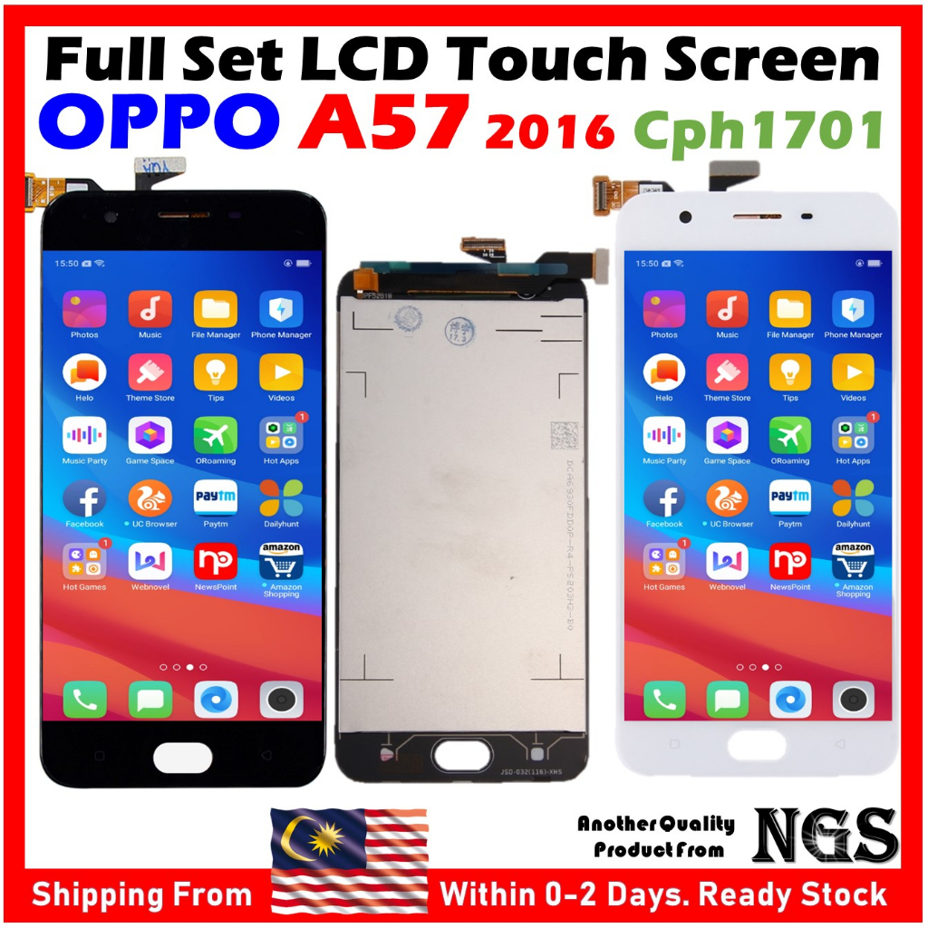 ORI NGS Brand Full Set LCD Touch Screen Compatible For OPPO A57 2016 CPH1701 with Opening Tools ...