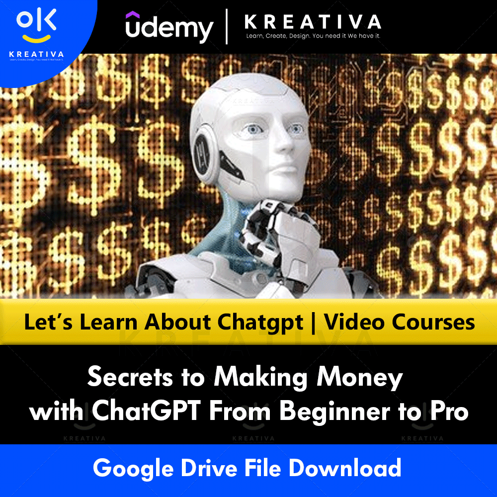 Chatgpt Video Course-Secrets to Making Money with ChatGPT From Beginner to Pro | Learn Chatgpt ...