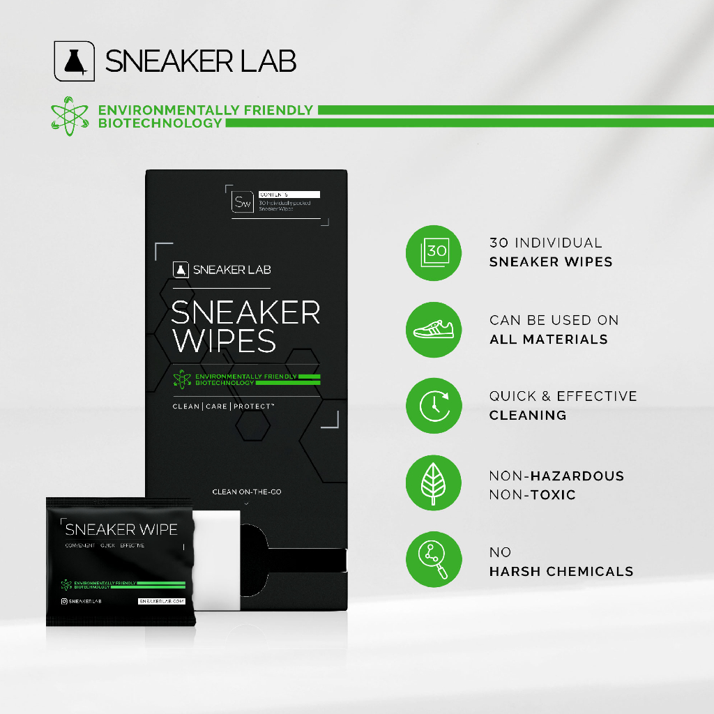 Sneaker LAB Shoe Cleaner Wipes (30's) | Shopee Malaysia