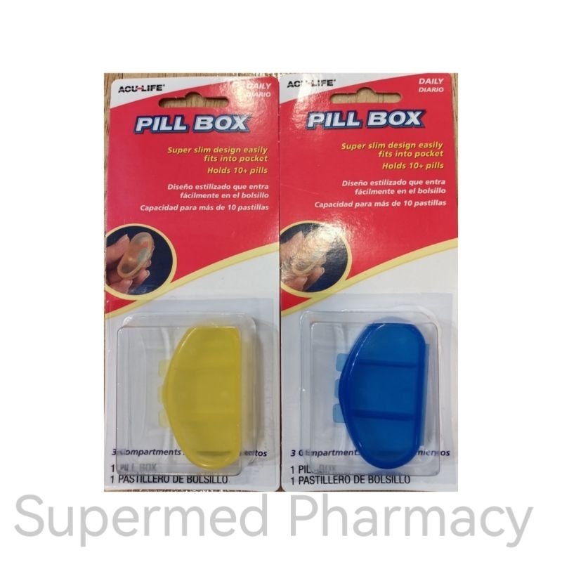 Acu-Life Daily Pill Box (Kidney Shaped) | Shopee Malaysia