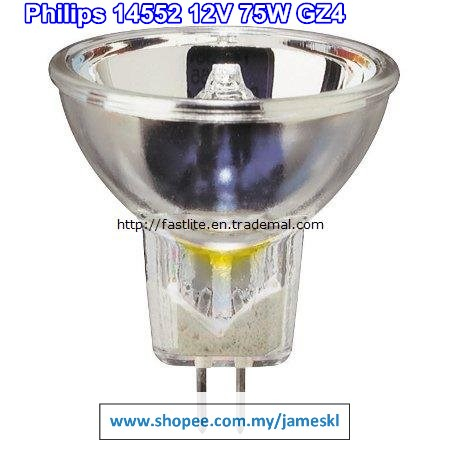 Philips 14552 12v 75w GZ4 412447 Mentol Pengerasan Gigi (Buatan Germany ...