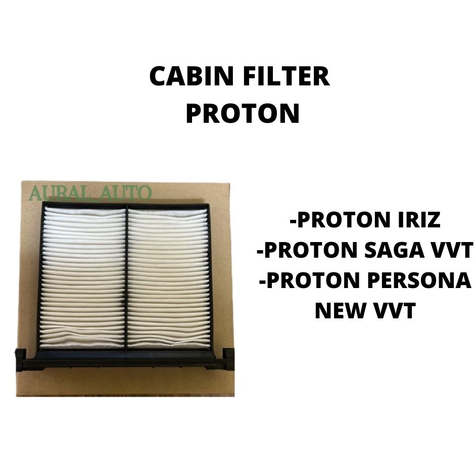 Proton Iriz Saga VVT Persona New VVT Cabin Air Cond Filter, Penapis Air ...