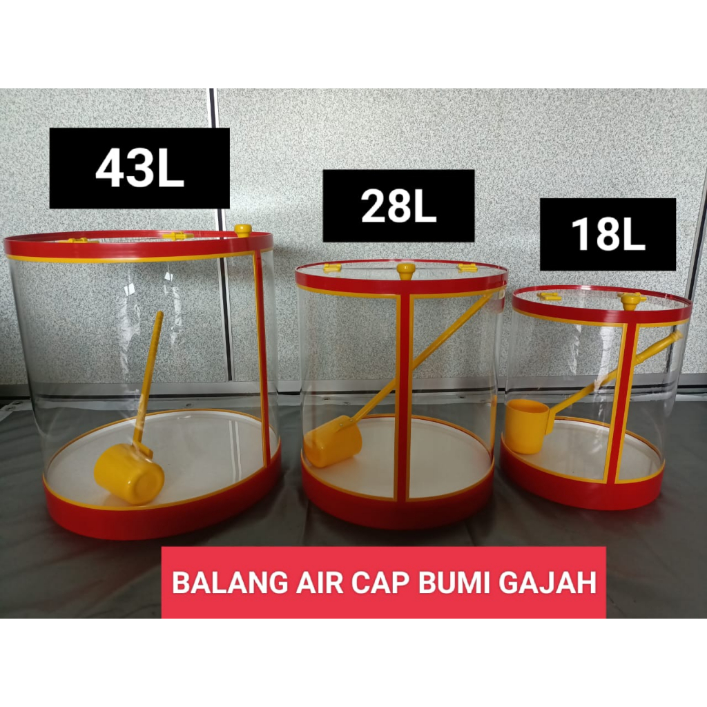 BALANG AIR BULAT CAP BUMI GAJAH 28 LITER DAN 43 LITER | Shopee Malaysia