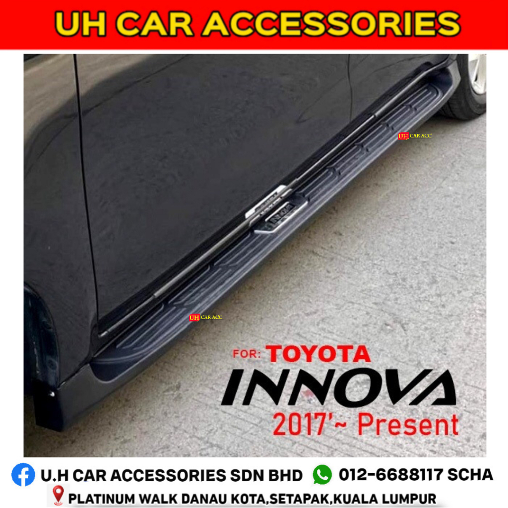 TOYOTA INNOVA KIJANG RUNING BOARD SIDE STEEL STEP TGN140 | Shopee Malaysia