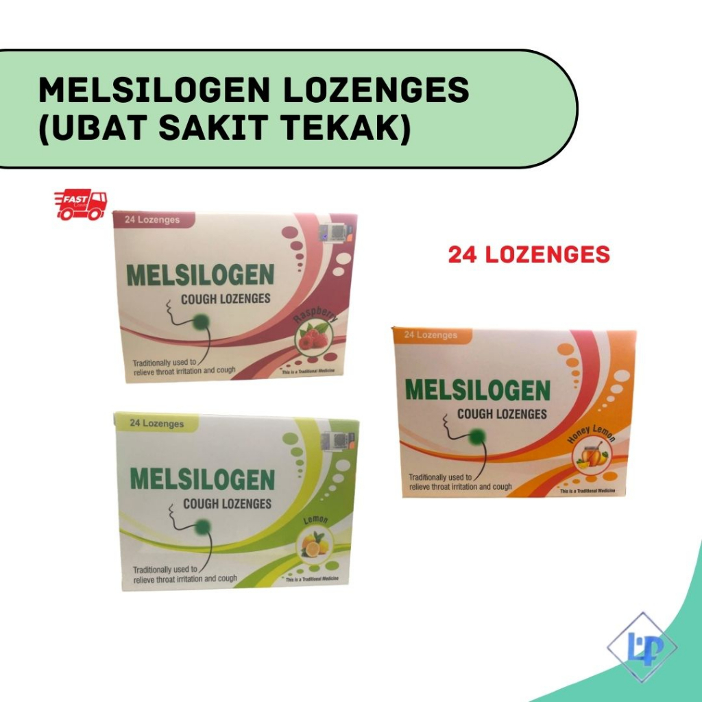 [EX[P : 03/2024] MELSILOGEN Cough Lozenges - 24 Lozenges (Flavour lemon ...