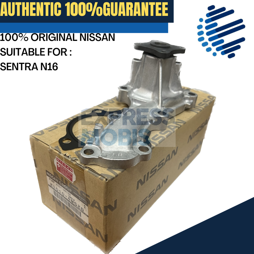 100% ORIGINAL NISSAN WATER PUMP 21010-4M526 SENTRA N16 | Shopee Malaysia