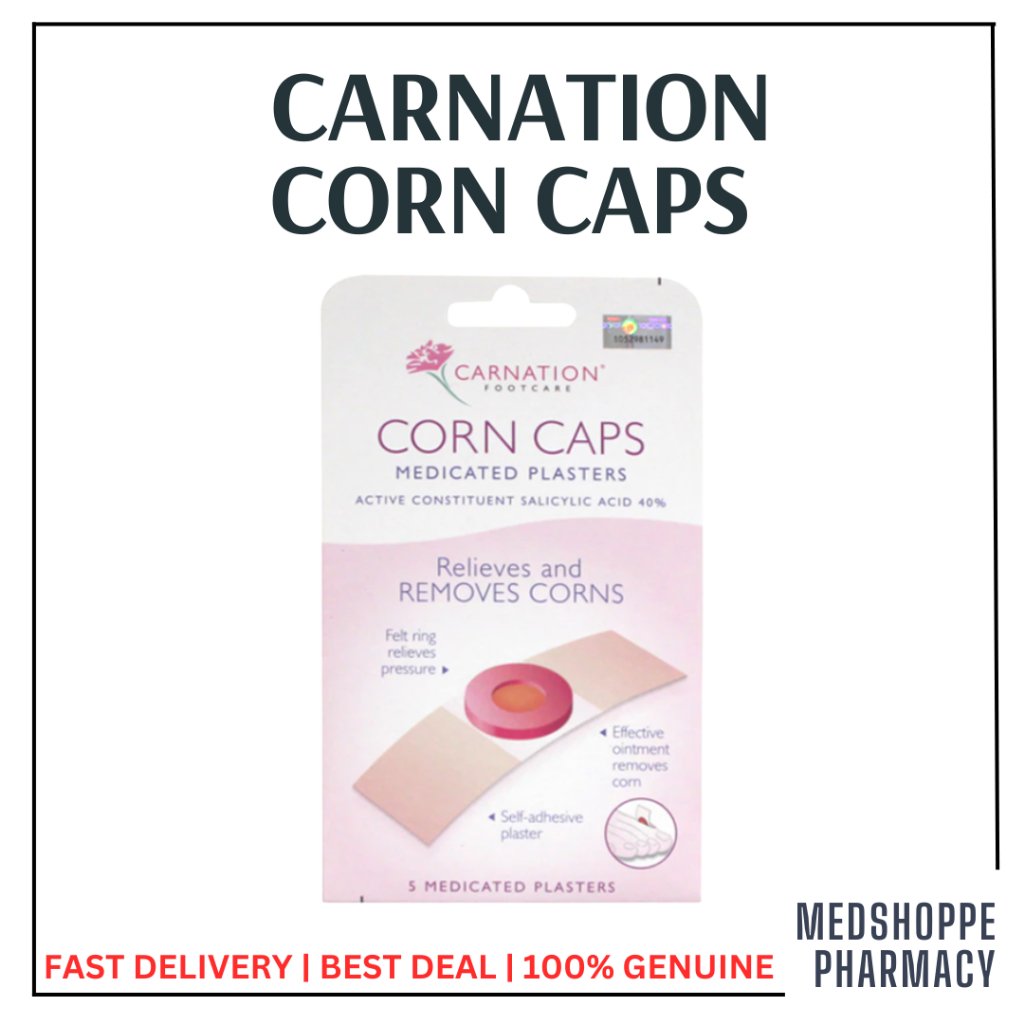 Carnation Corn Caps Medicated Plasters 5's | Shopee Malaysia