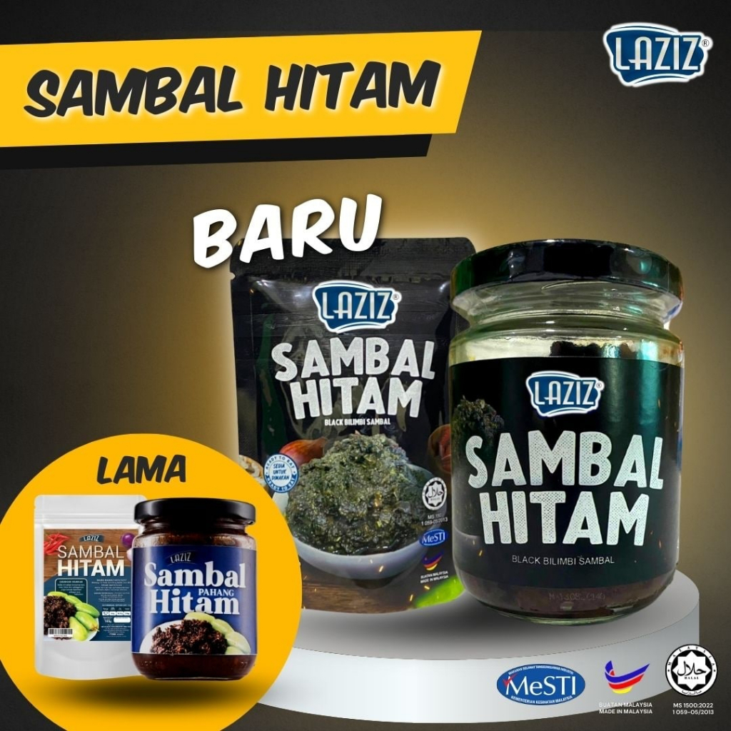 SAMBAL HITAM PAHANG - Produk Original Laziz Patin (100gm/200gm ...