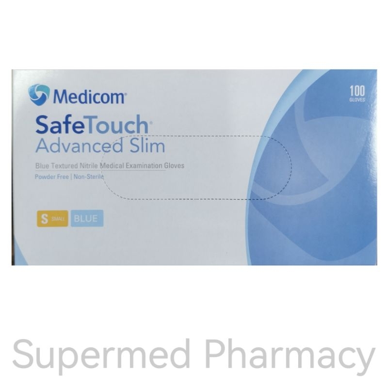 Medicom SafeTouch Advanced Slim Powder Free Nitrile Medical Examination ...