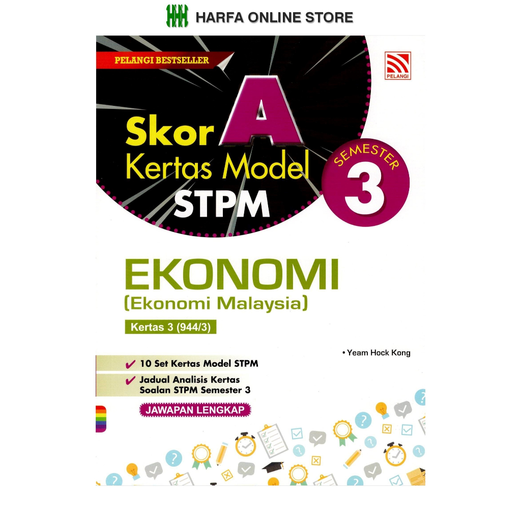 Buku Latihan : Skor A Kertas Model STPM Semester 3 Ekonomi Kertas 3 ...