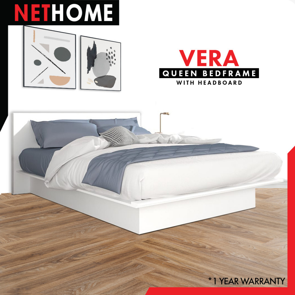⚡️NETHOME⚡️VERA SERIES QUEEN BED / Queen Bed Frame/Bedframe / Katil ...