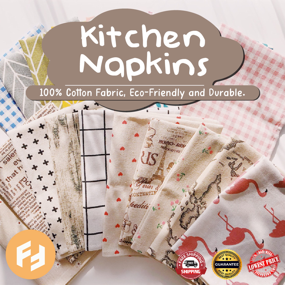 Cotton Linen Napkin Placemat for Dining Table 40x60cm Japanese Table ...