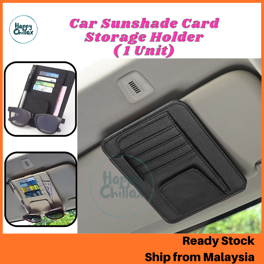 Car Sunshade Card Holder/Car Sun Visor Organizer | Shopee Malaysia