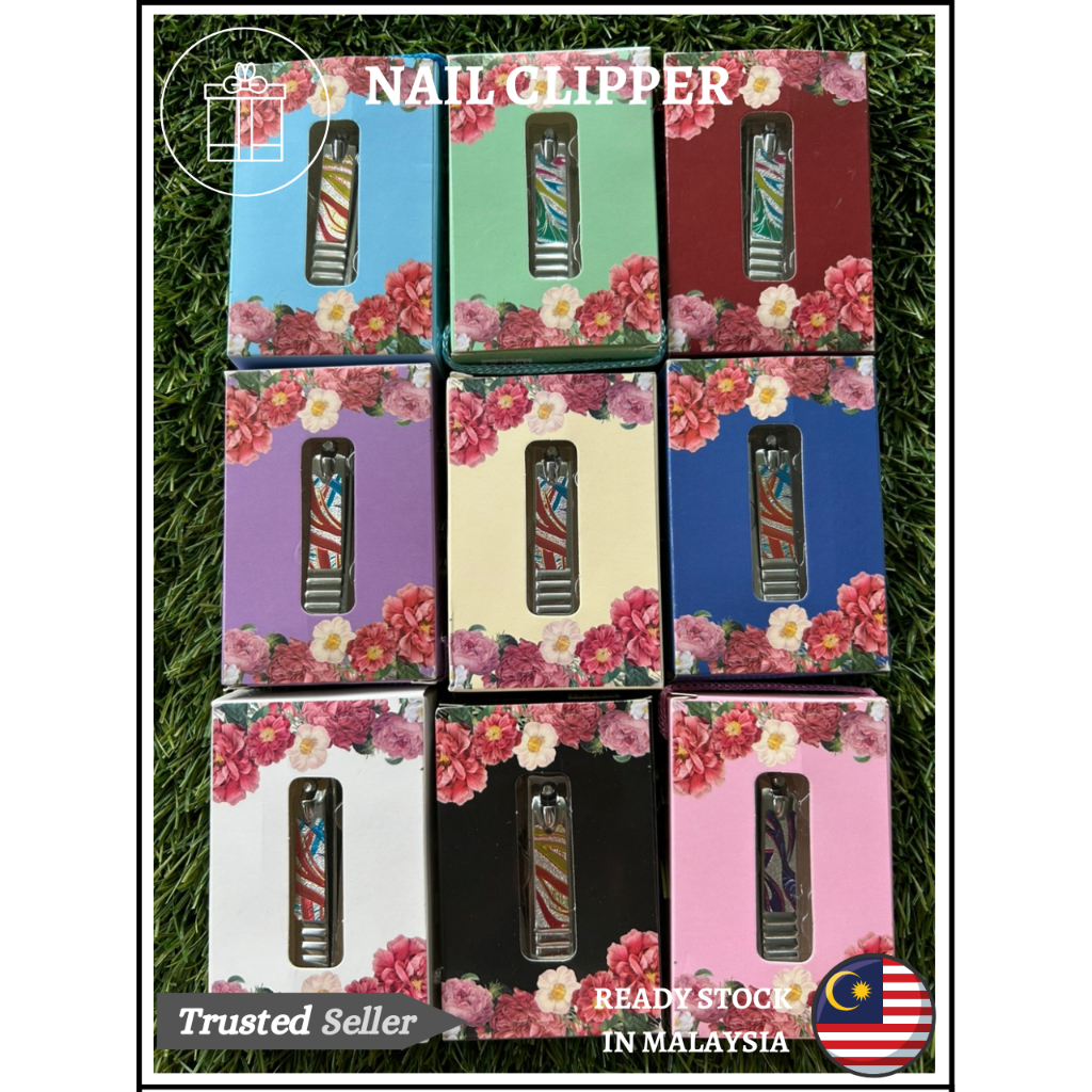RM1 Nail clipper with premium box doorgift pengepit kuku 10x5x2cm ...