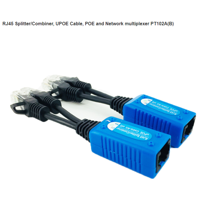 IP CCTV 2CH uPOE Multiplexer Transmit 2CH uPOE IP Cameras Via One ...