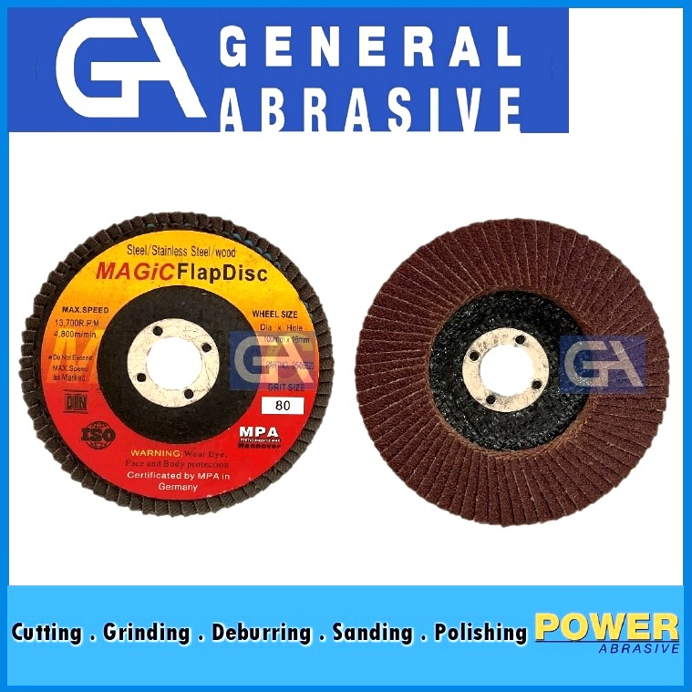 4" Magic Flap Disc 100x16MM (10pcs/pack) | Shopee Malaysia