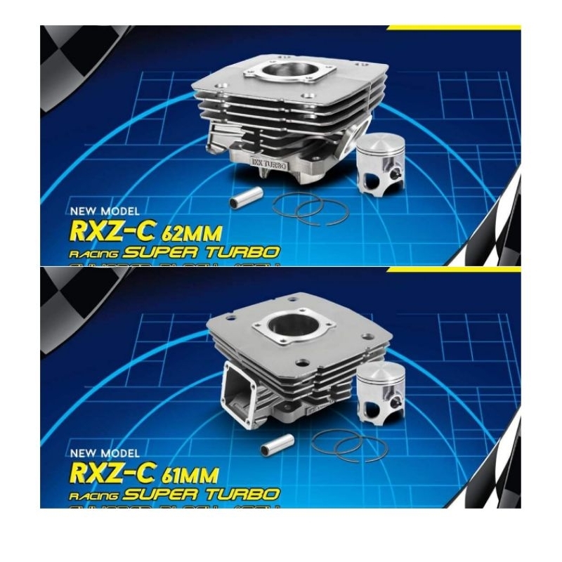 RXZ RXZ135 RXZN 5PV 3BS CATALYZER IKK RACING BLOCK RACING SUPER TURBO ...