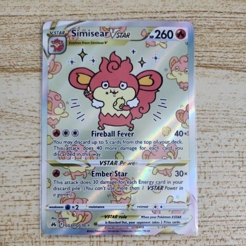 Simisear VSTAR Ultra Rare (GG37/GG70) Crown Zenith | Shopee Malaysia